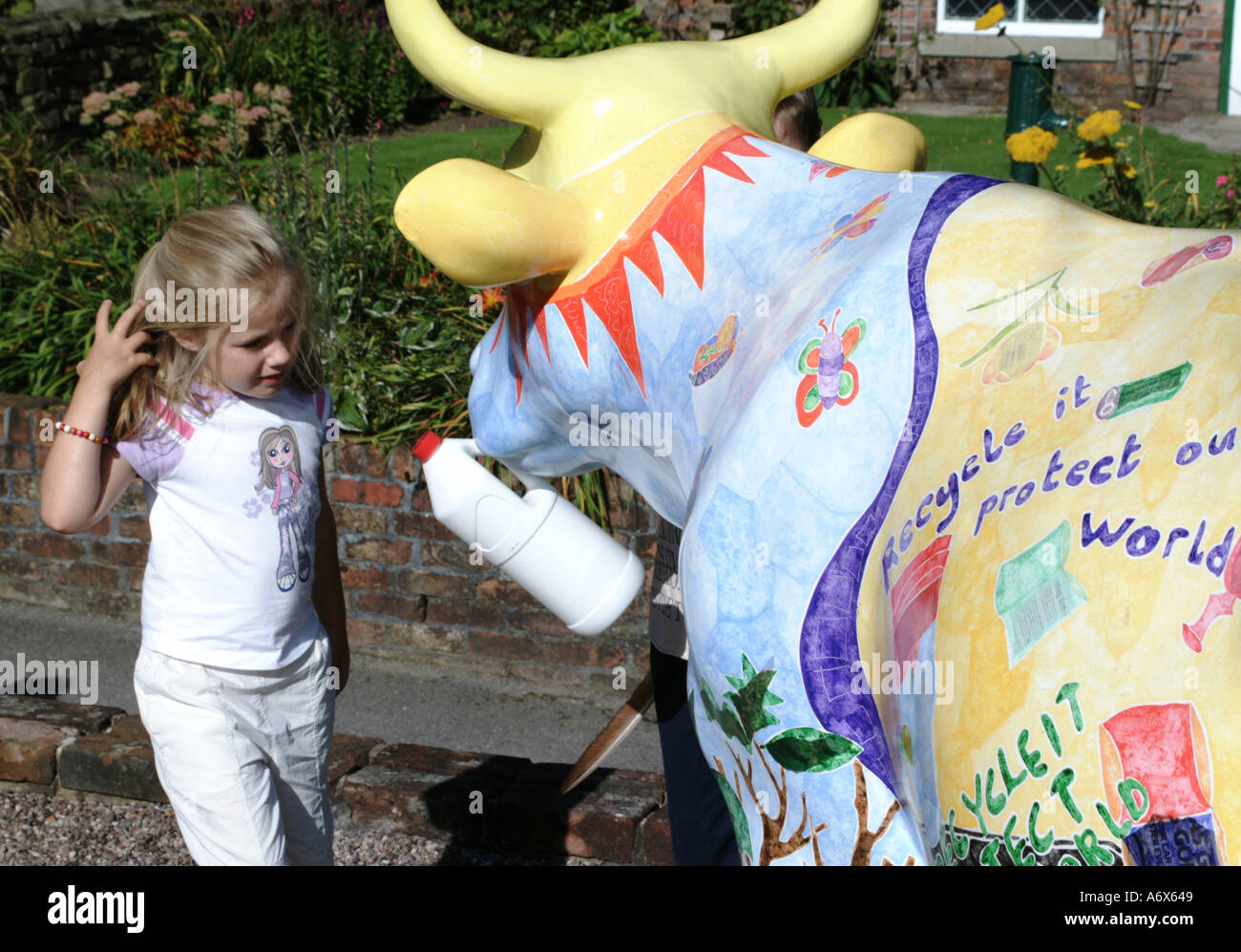 Cow Parade Manchester Stock Photo - Alamy