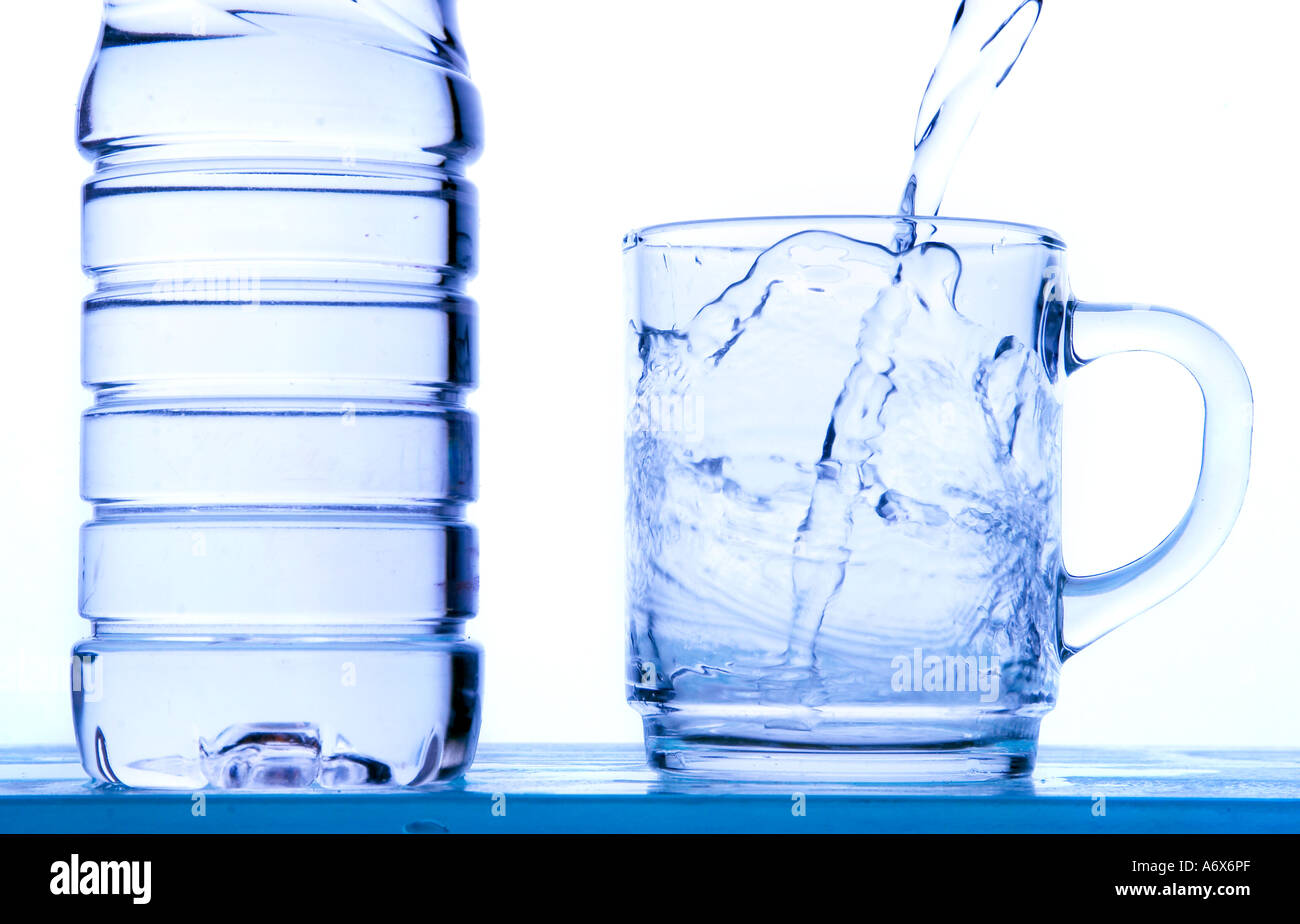 water running in a glass Stock Photo - Alamy