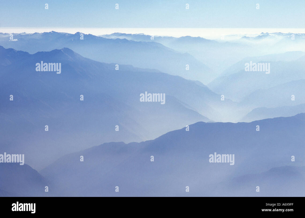 Spectacular view of the Southern Peruvian Andes from the Lima to ...
