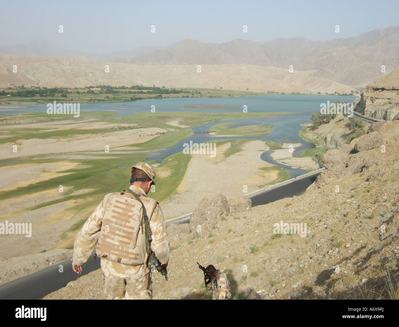 British Army foot patrol in Afghanistan Stock Photo - Alamy