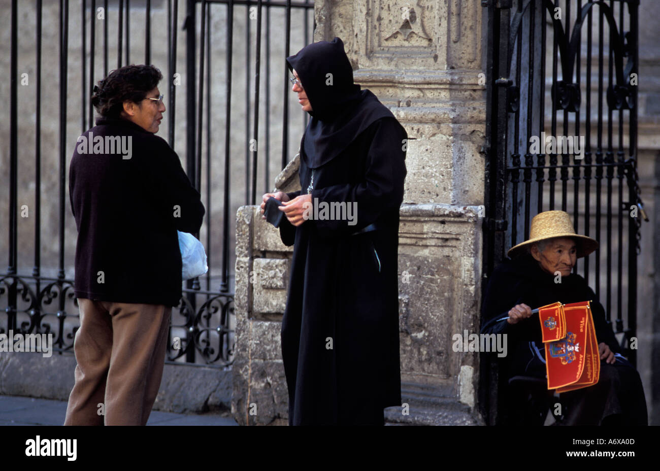 Peru monk catholic arequipa hi-res stock photography and images - Alamy