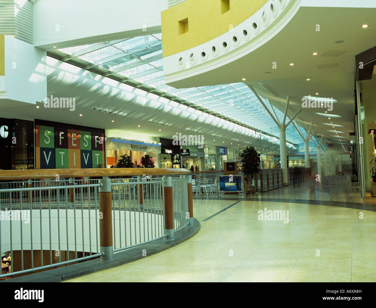 BASINGSTOKE HAMPSHIRE UK March The upper floor of the Festival Place ...