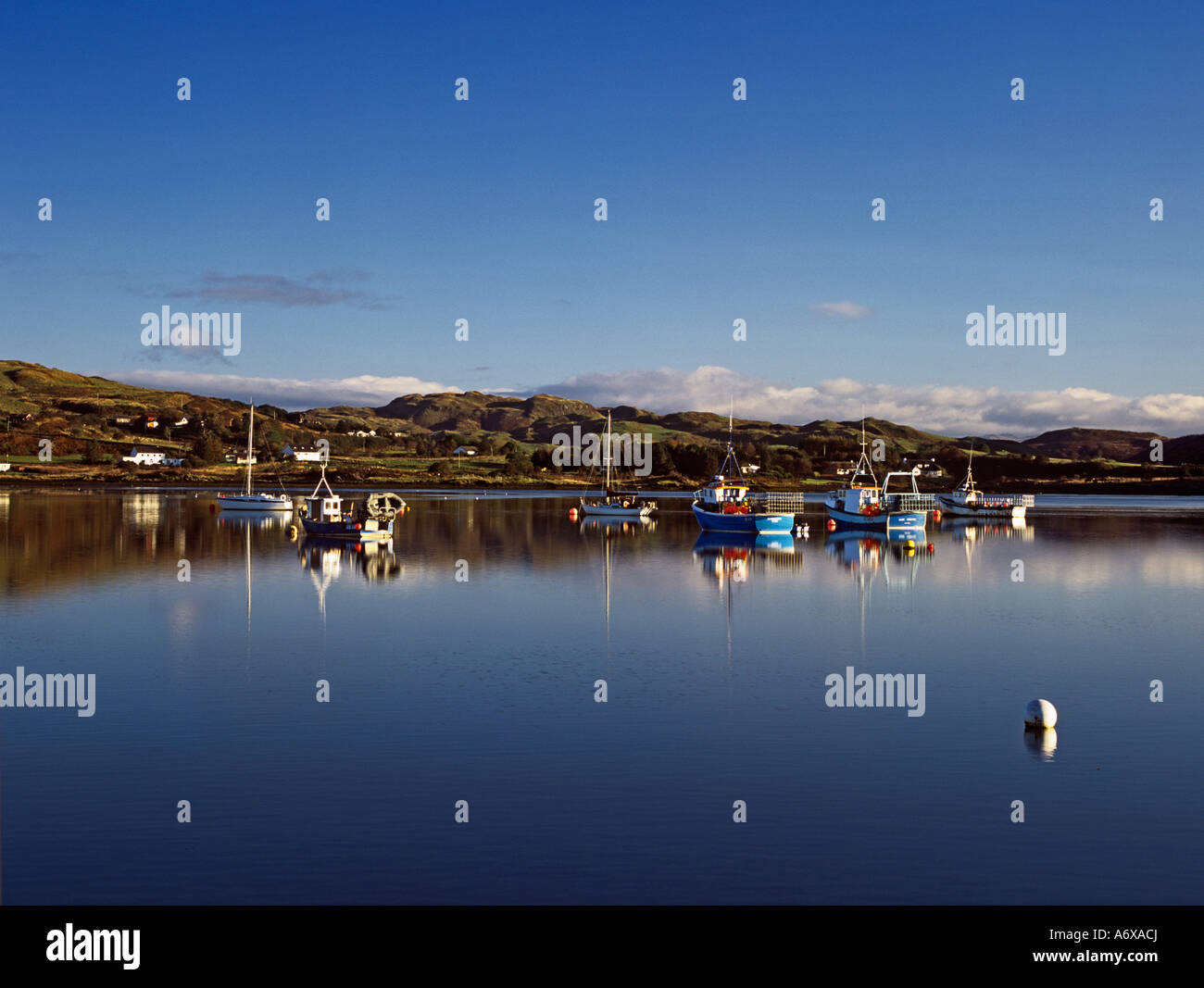 BALVICAR ISLE OF SEIL ARGYLL BUTE SCOTLAND UK October Pleasure craft ...