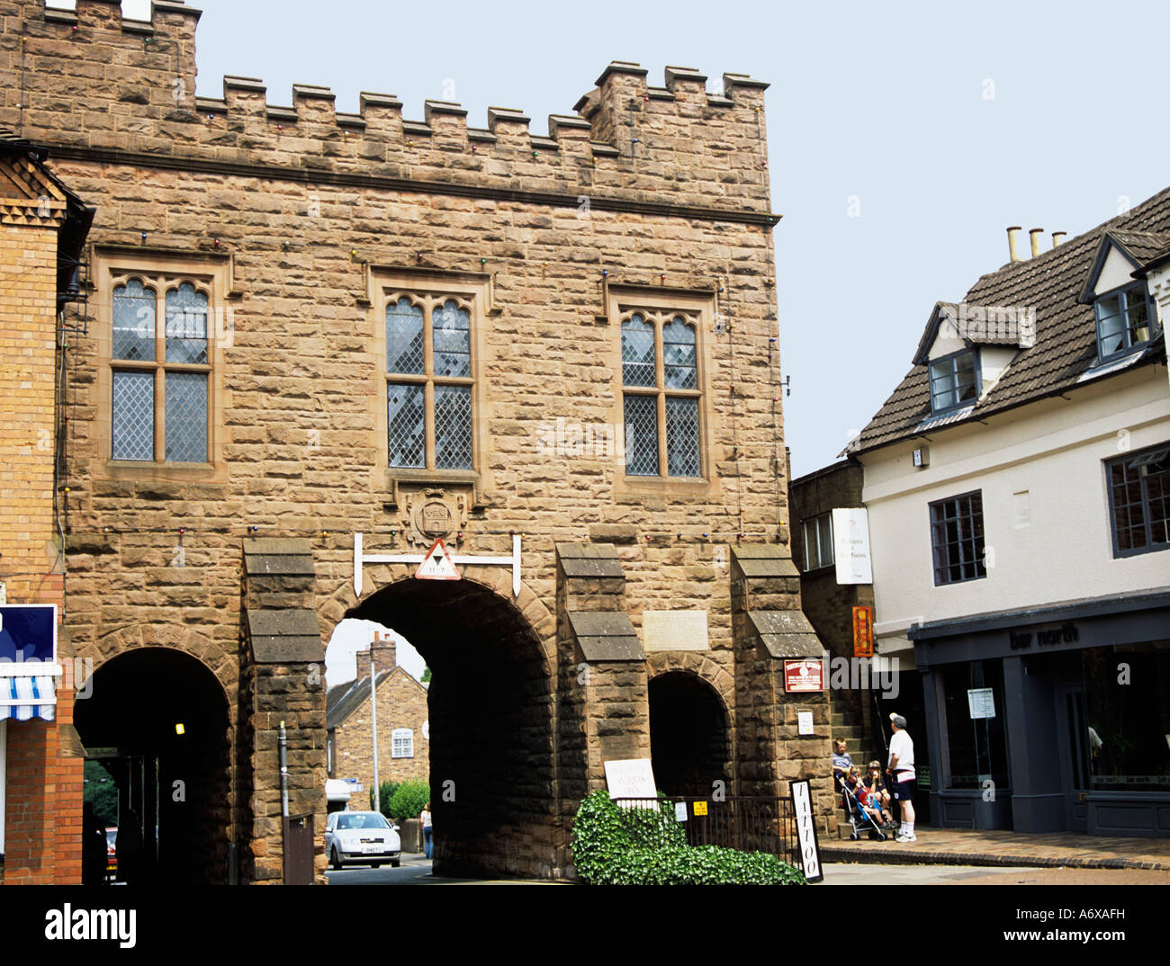 BRIDGNORTH SHROPSHIRE England UK June Northgate one of the gates in the ...