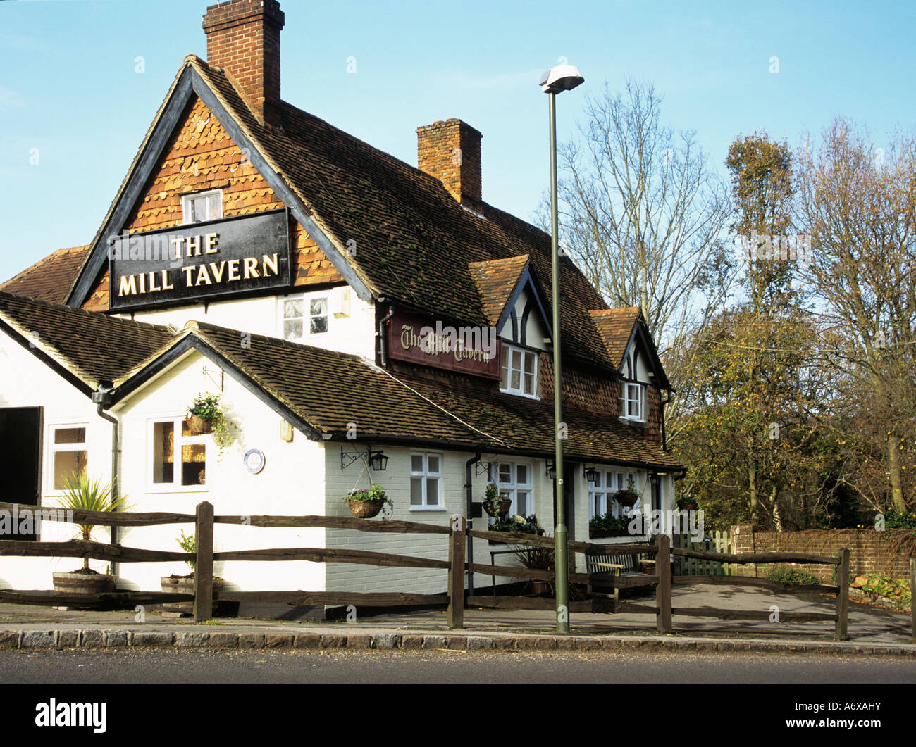 HASLEMERE SURREY UK November The Mill Tavern is sited opposite ...