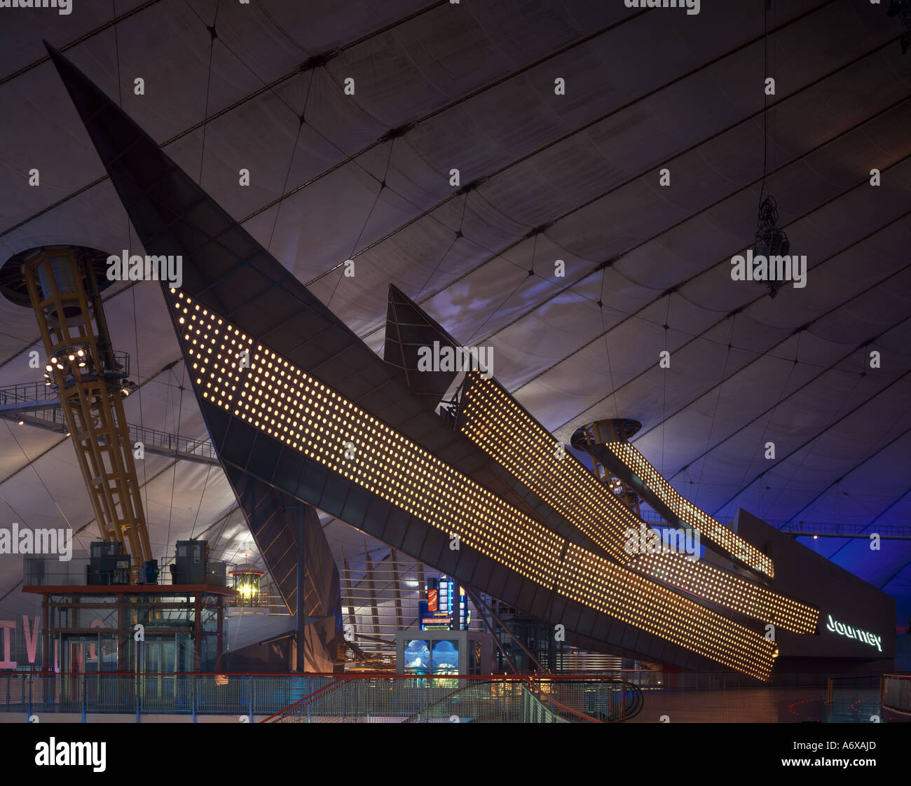 Millennium Dome, Greenwich, London, 2000. The Journey Zone, by Dale ...