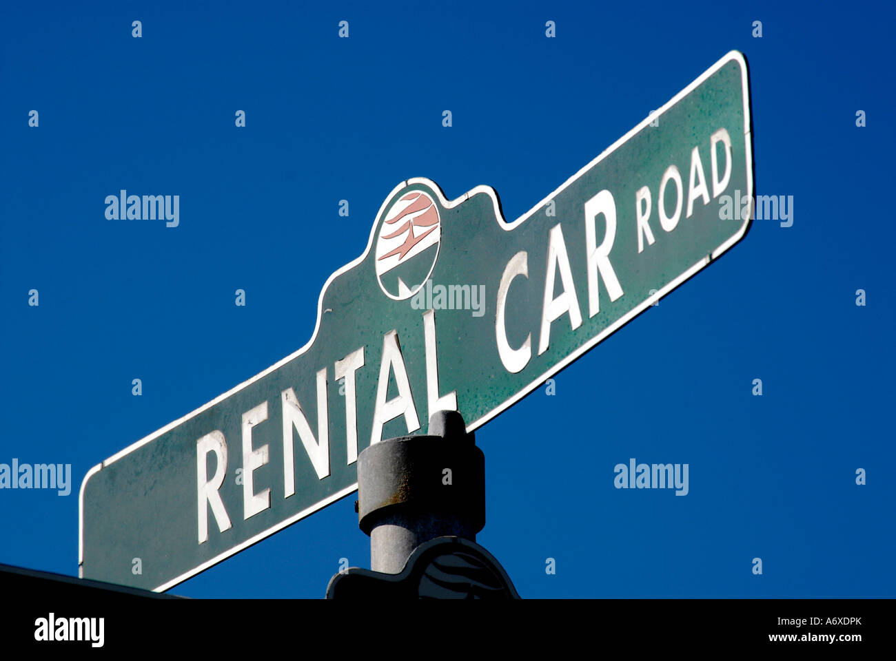 Rental car sign hi-res stock photography and images - Alamy