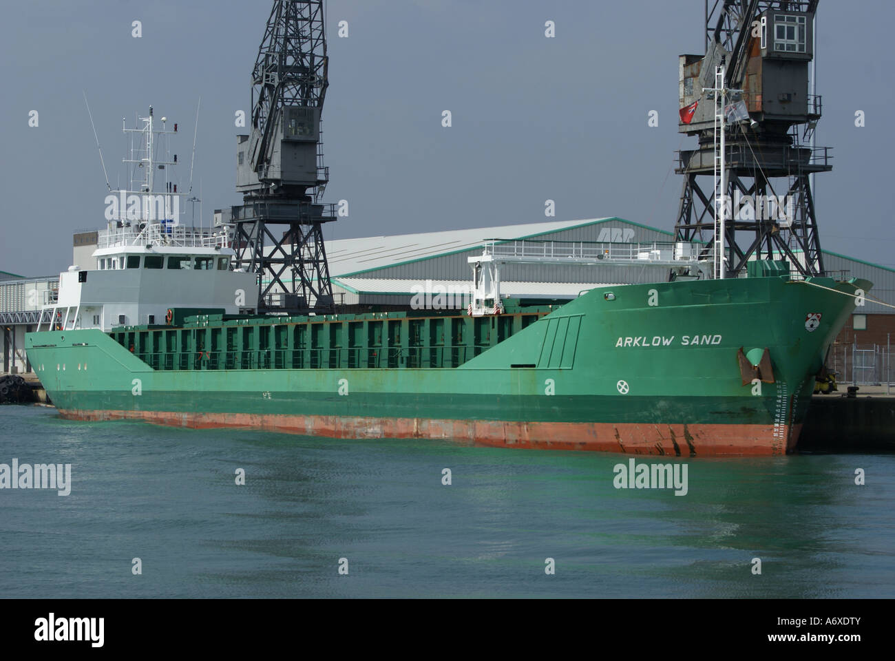 'ARKLOW SAND' (ZAANDAM) SOUTHAMPTON DOCKS Stock Photo - Alamy