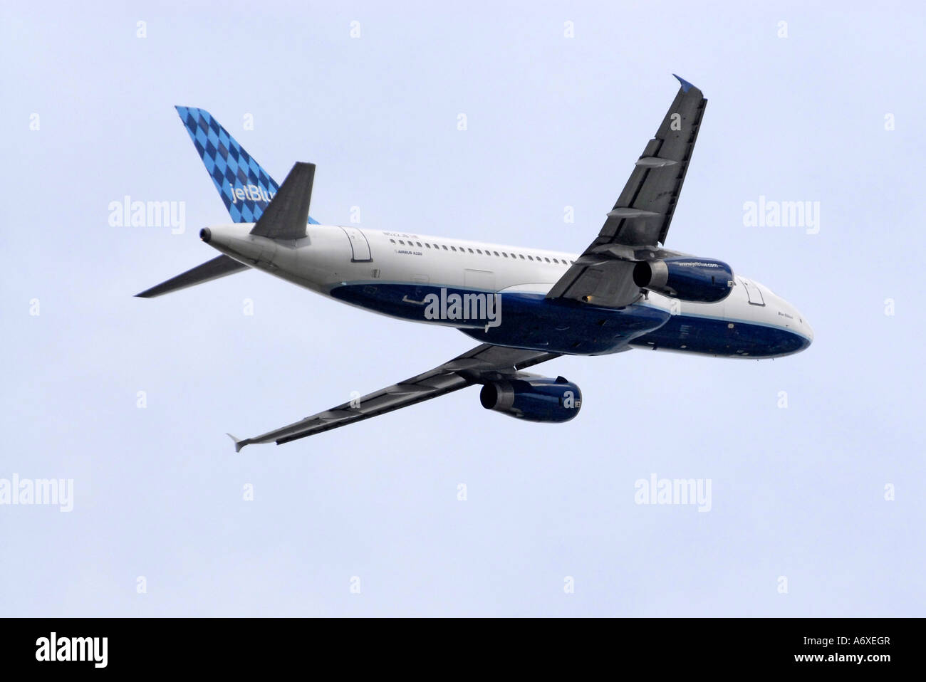 Passenger jet aircraft fly in and out of Sarasota Florida FL Fla ...