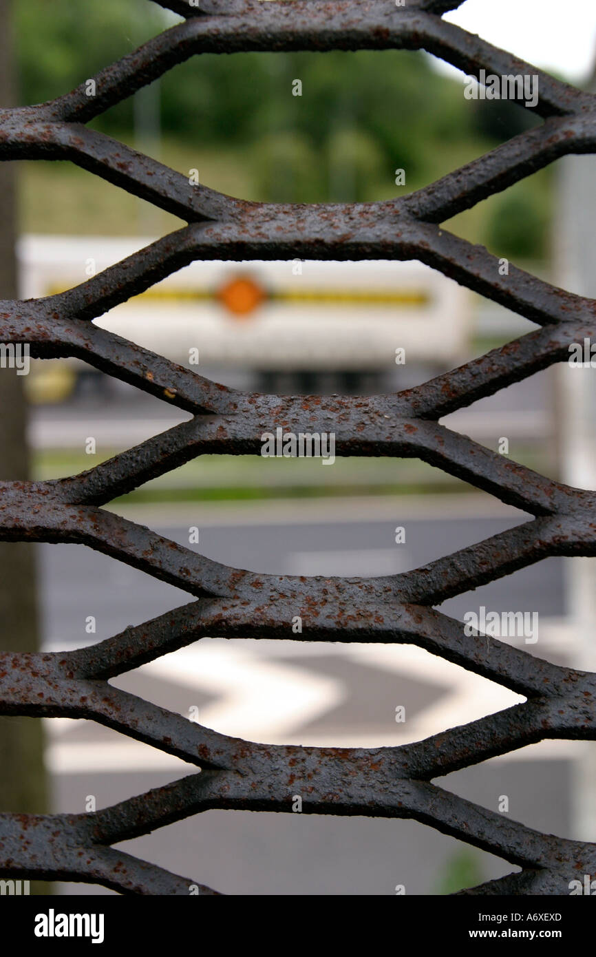 Chevron on motorway hi-res stock photography and images - Alamy