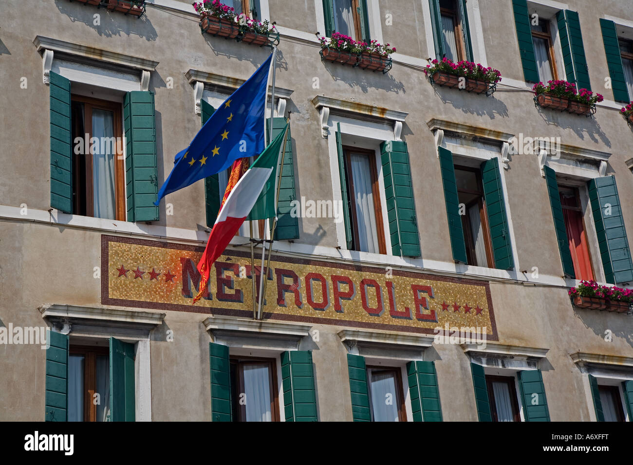 Hotel Metropole, Venice Stock Photo - Alamy