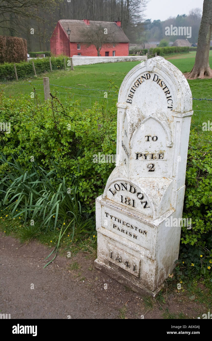 Distance marker on road hi-res stock photography and images - Alamy