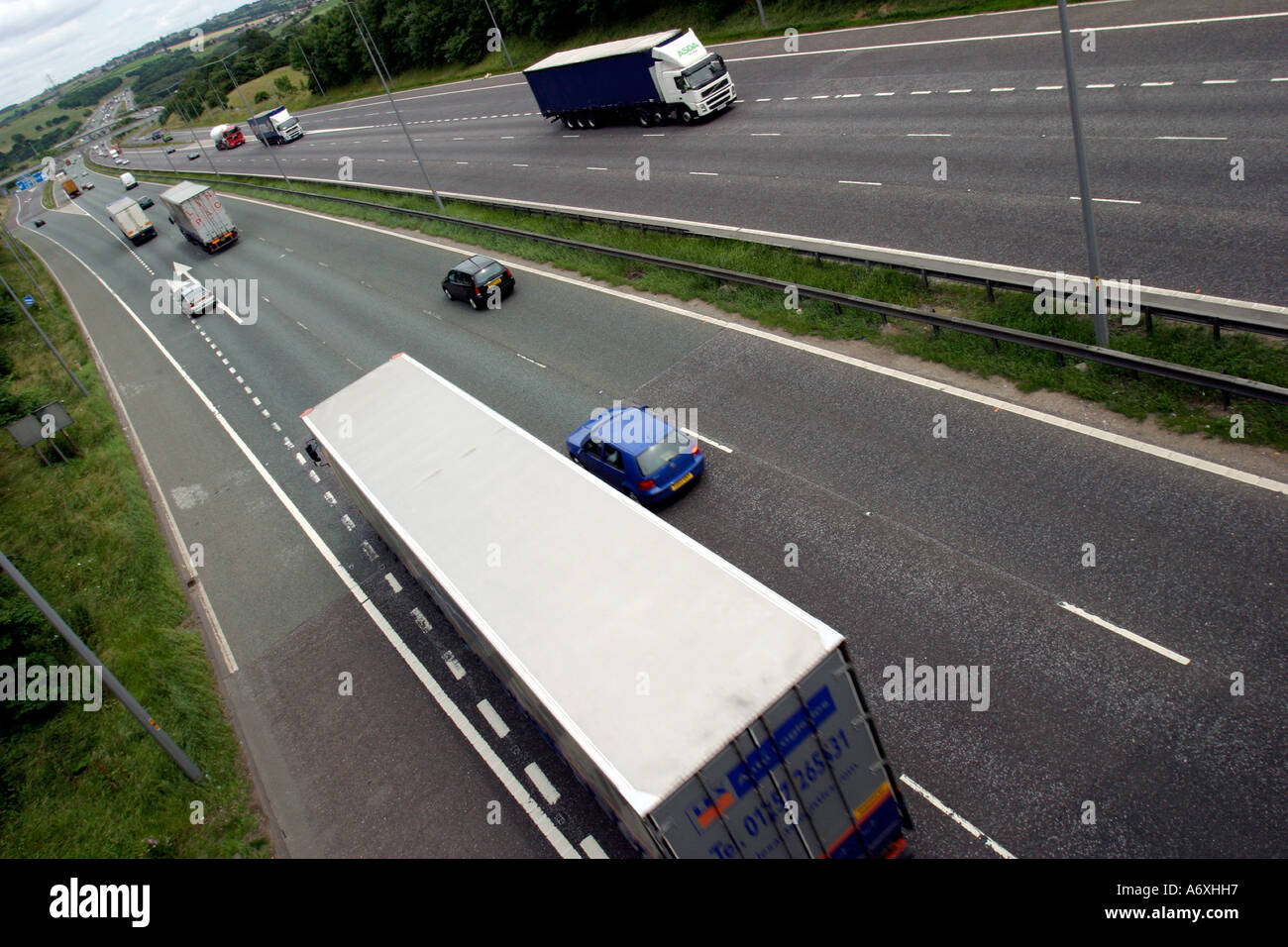 M606 motorway hi-res stock photography and images - Alamy