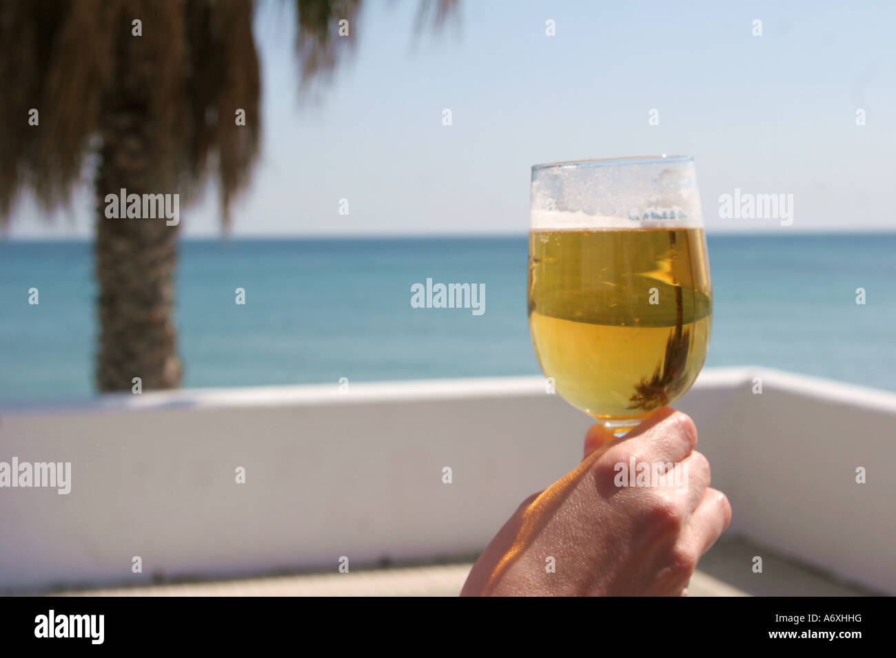 relaxing mediterranean life Stock Photo - Alamy