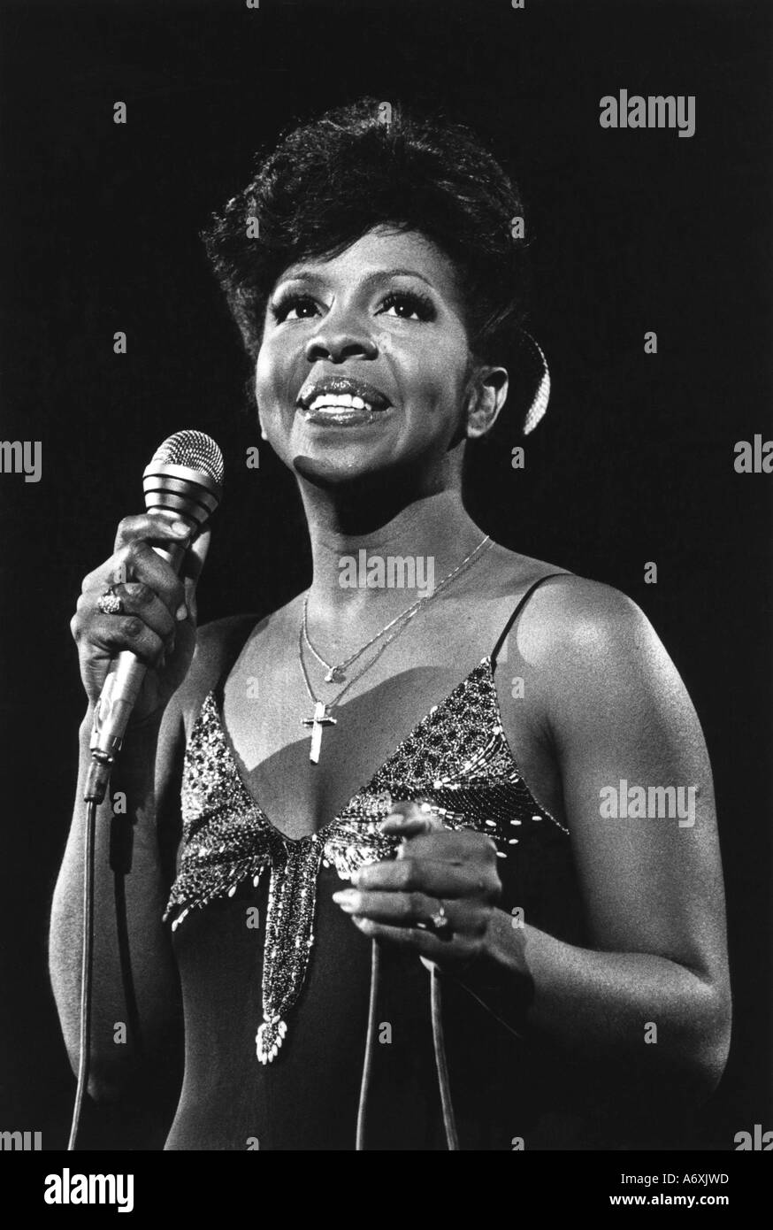 GLADYS KNIGHT - US singer Stock Photo - Alamy