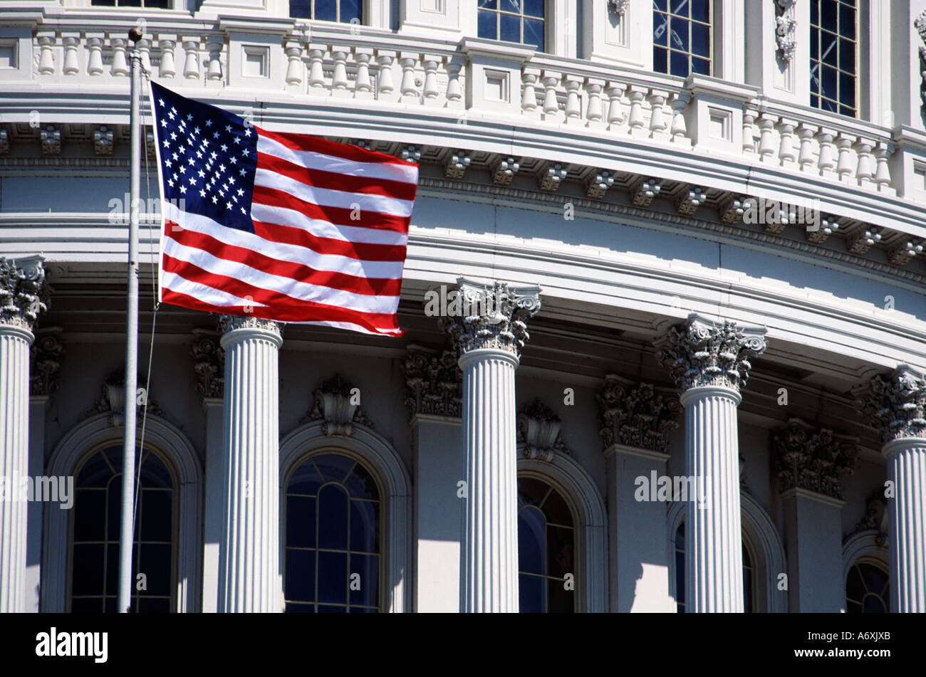 Washington dc state flag hi-res stock photography and images - Alamy