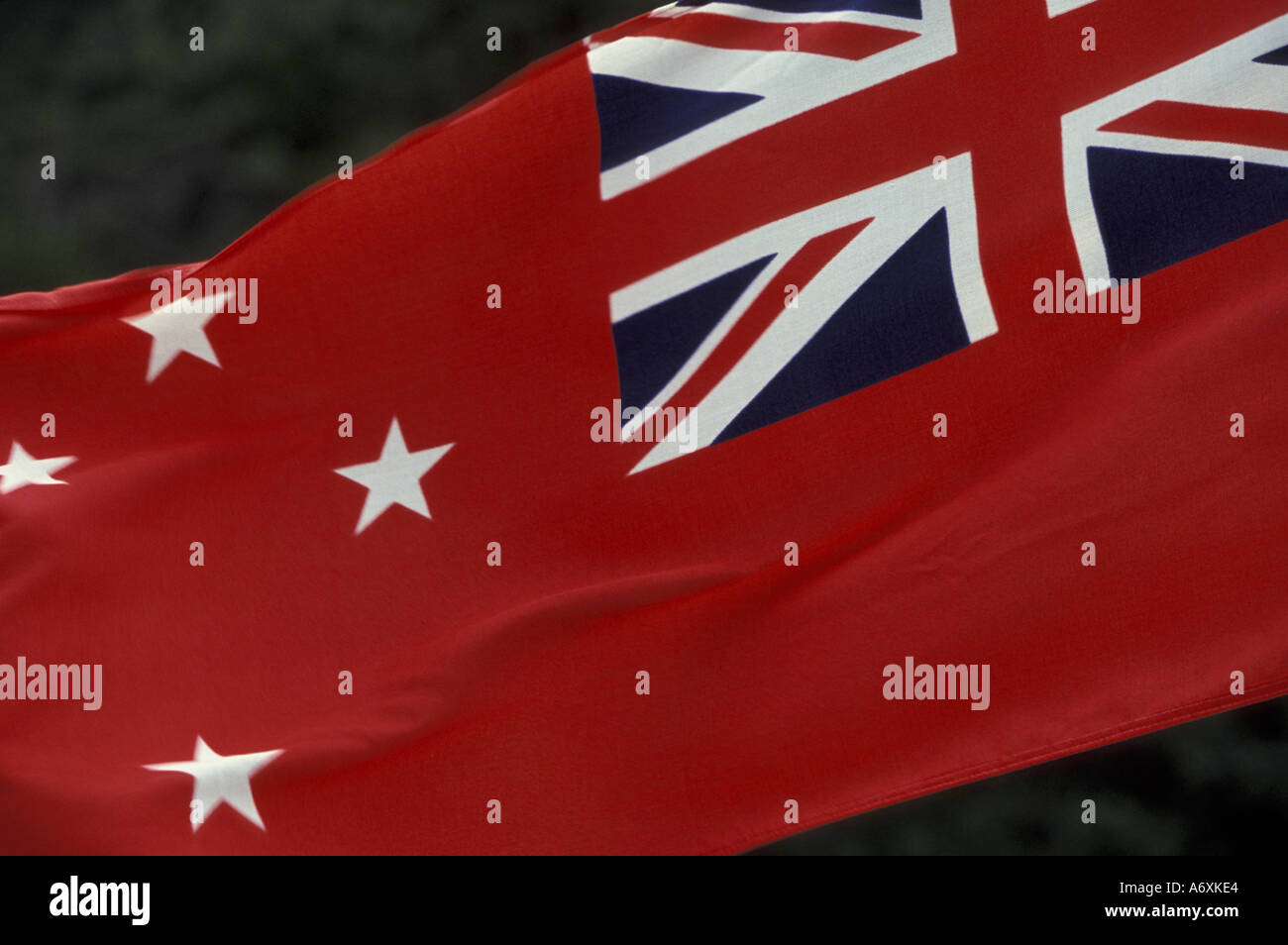 New Zealand, South Island Flag on tour boat, Milford Sound & Fjordland ...
