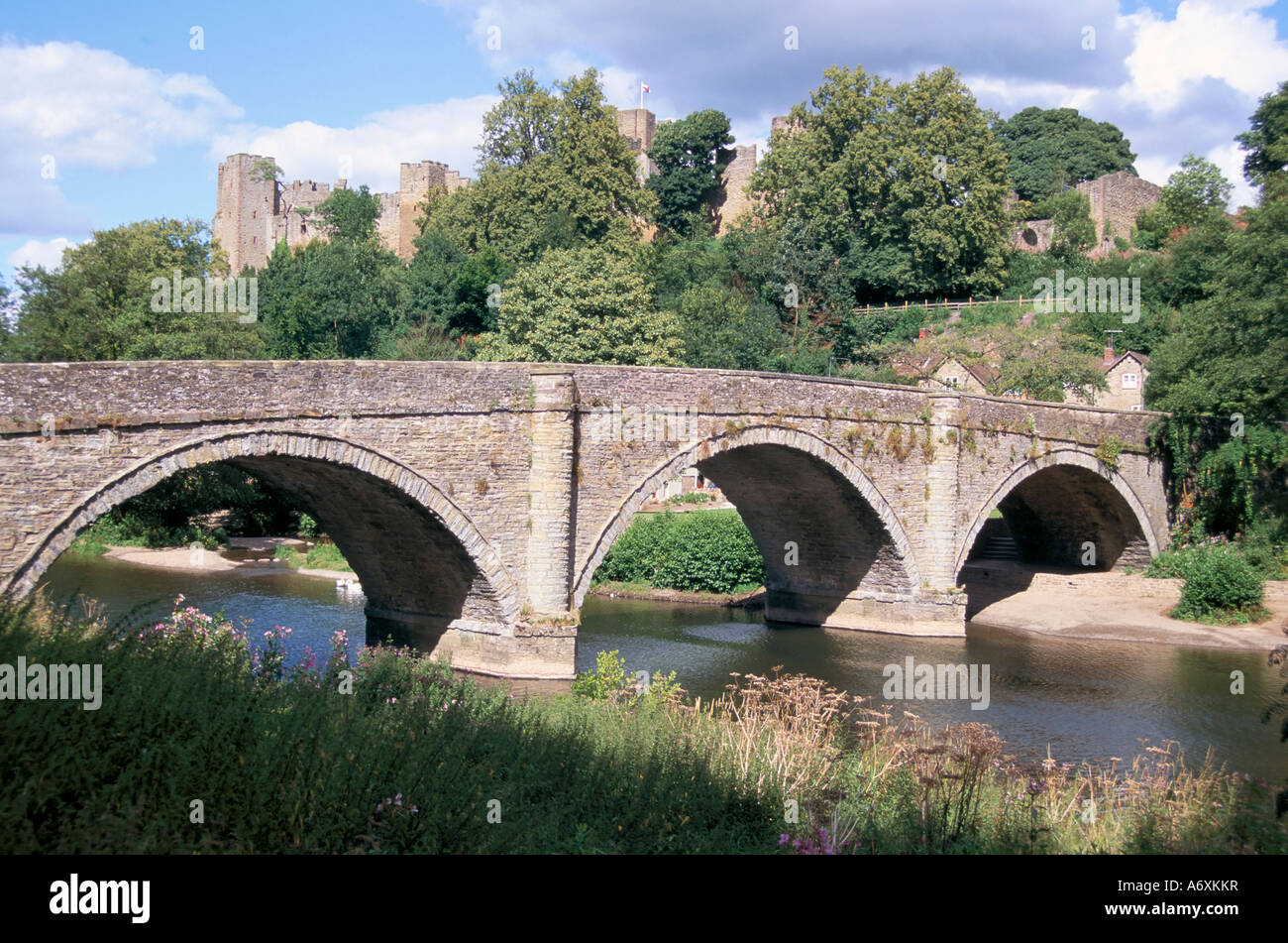Bridge ludlow castle architecture hi-res stock photography and images ...