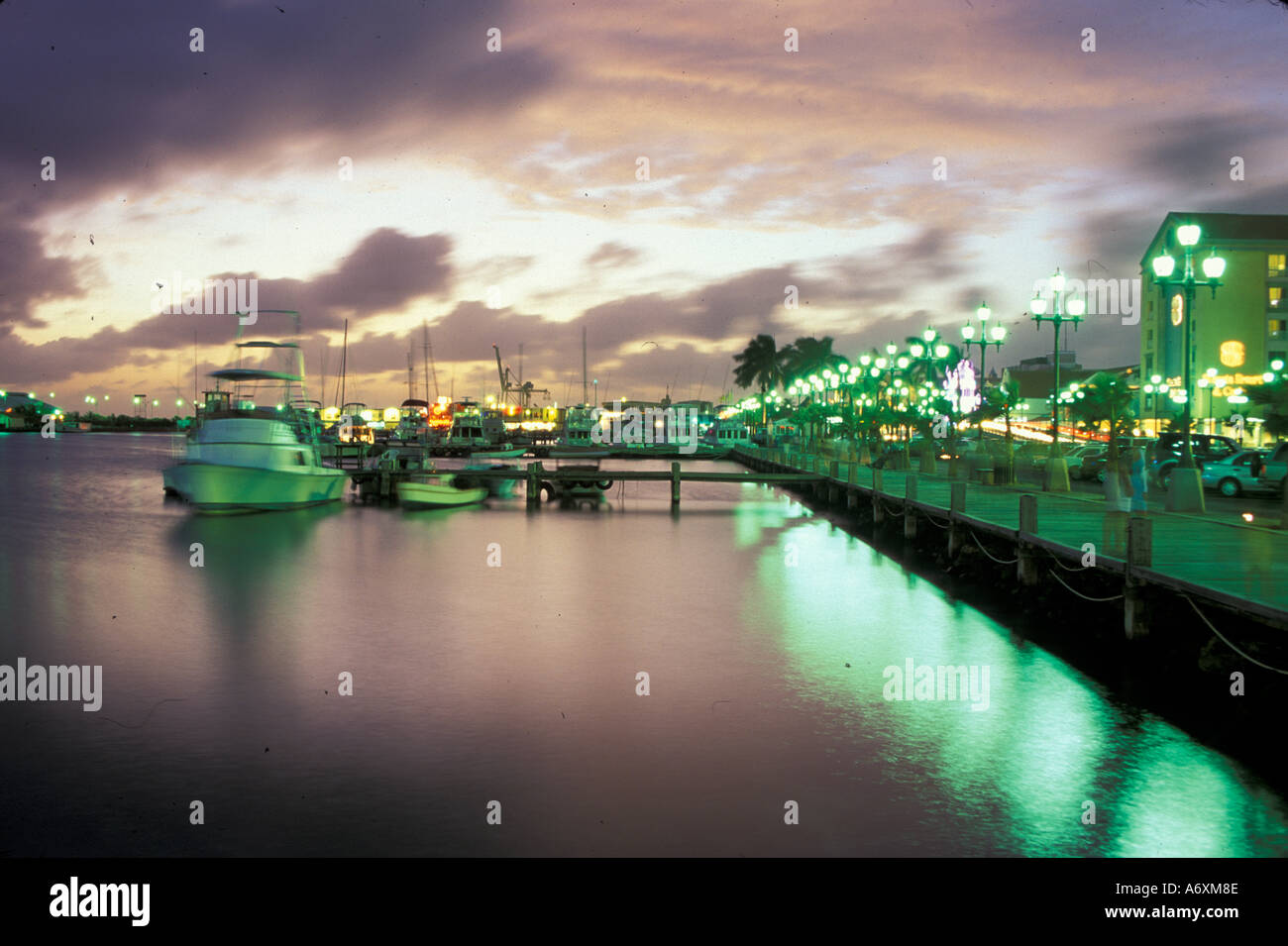 Caribbean, Aruba. Orangestad Stock Photo - Alamy