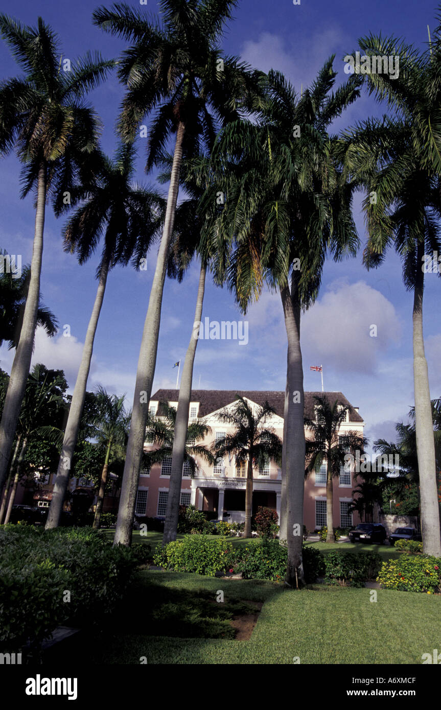 Caribbean, Bahamas, Nassau Supreme Court Stock Photo - Alamy