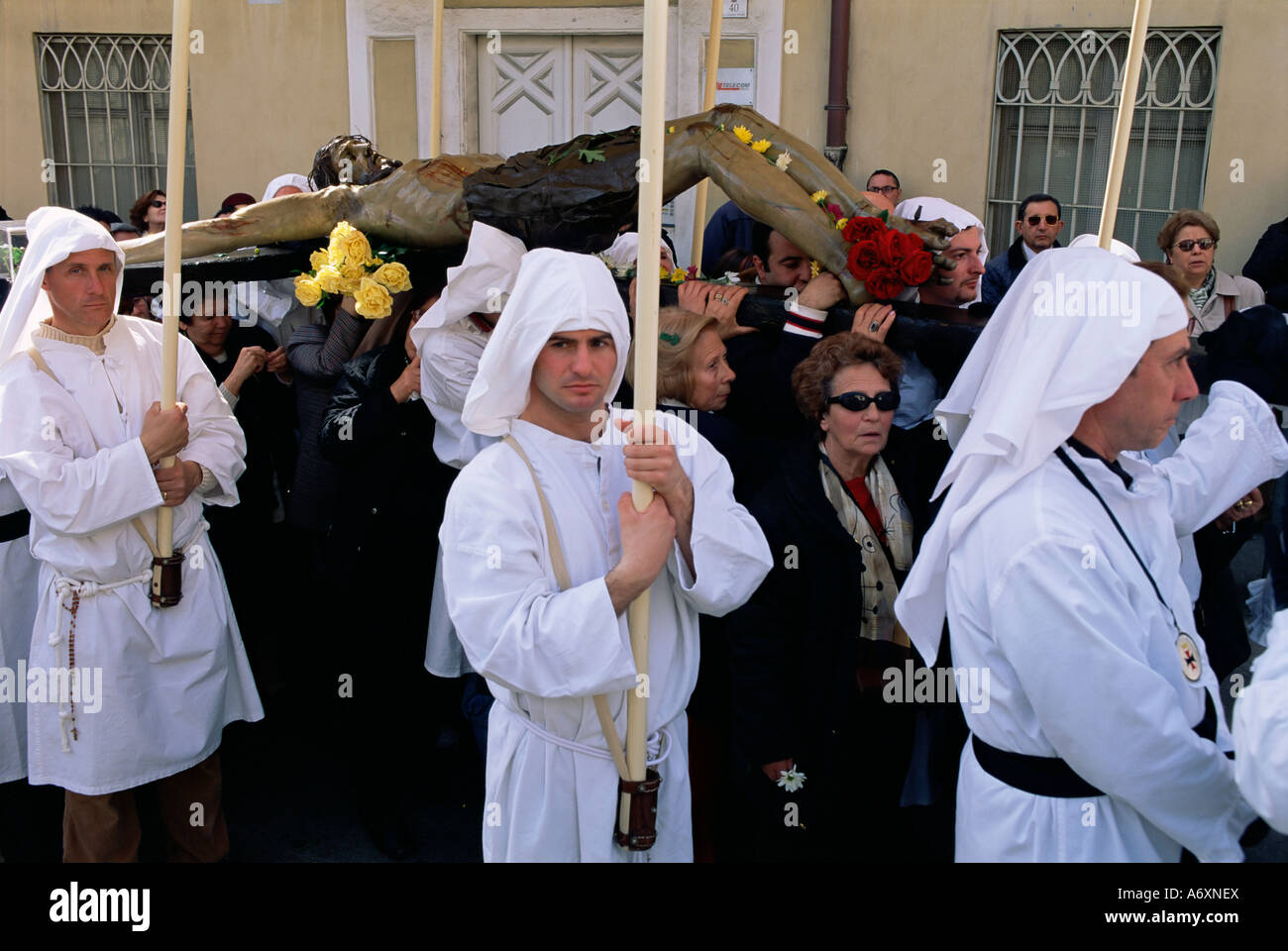 Procession Holy Week Cagliari Sardinia Italy Europe Stock Photo - Alamy