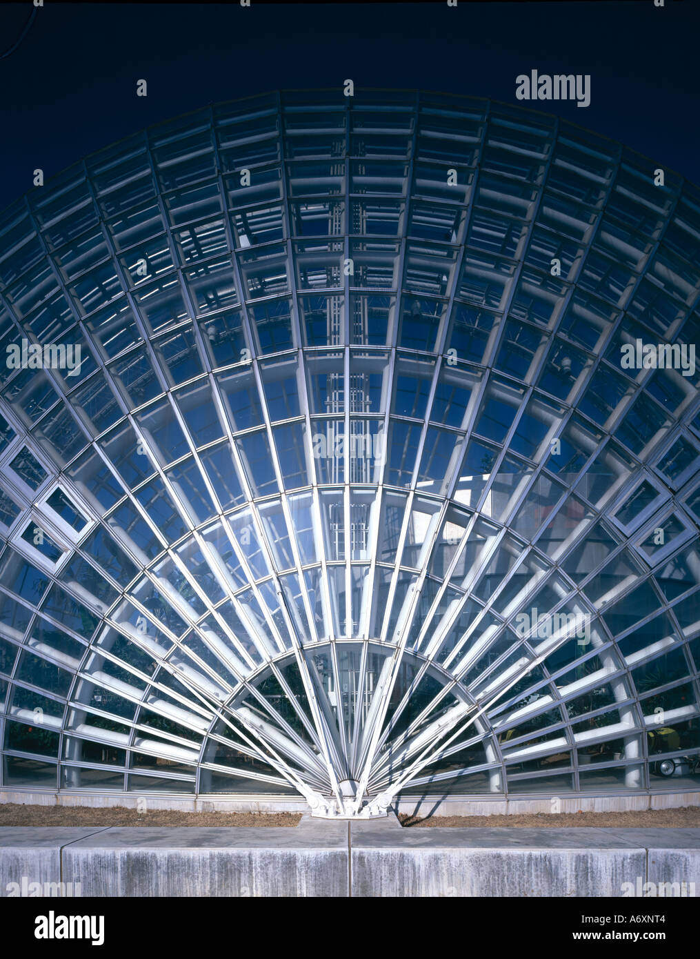 Museum of Fruit, Yamanashi, West Tokyo, 1996. Lattice grid structure of ...