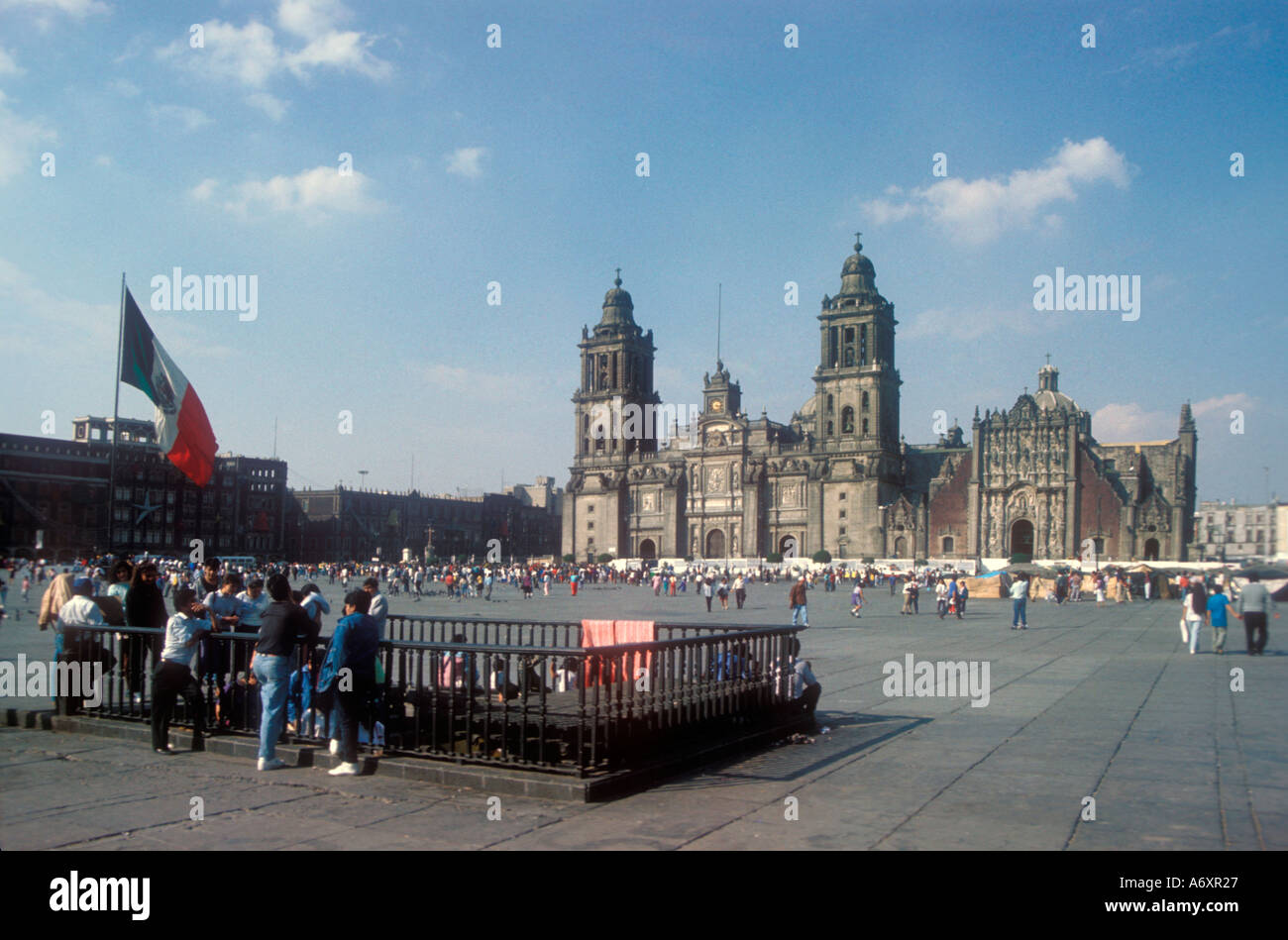 Zocalo in Mexico DF Stock Photo - Alamy
