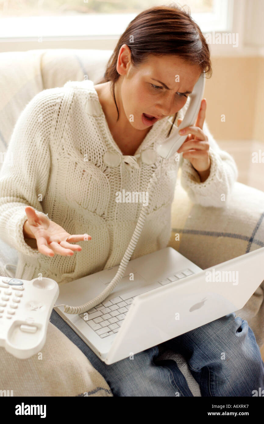 Woman complain bank hi-res stock photography and images - Alamy