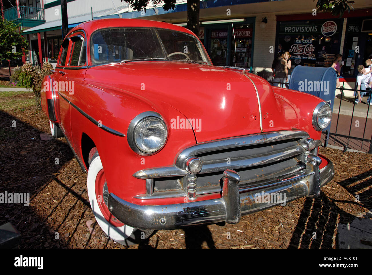 Chevrolet Antique Car Display in Old Town Area at Kissimmee Orlando ...