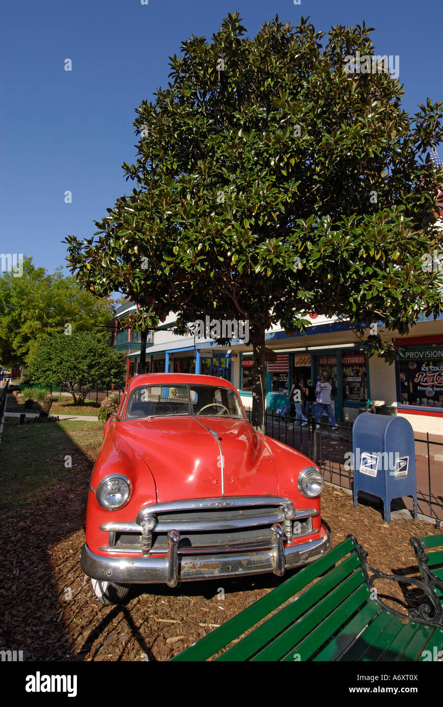 Chevrolet Antique Car Display in Old Town Area at Kissimmee Orlando ...