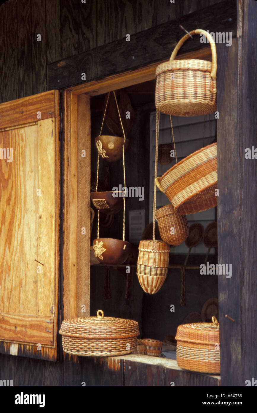 Dominica, Roseau. Caribbean Baskets Stock Photo - Alamy