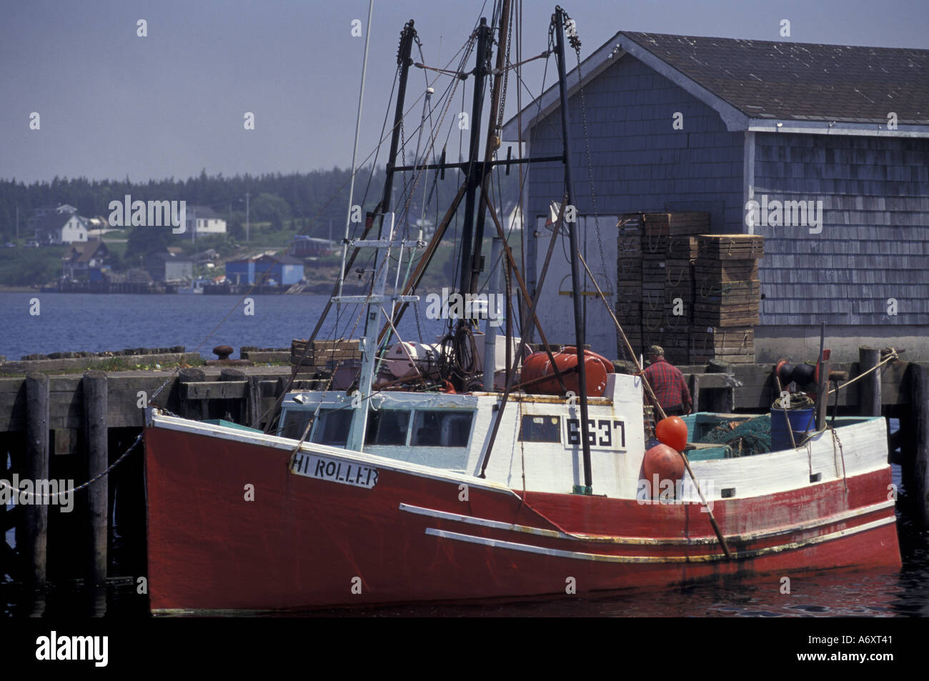 CARIBBEAN, Grenada, St. George, Boat docked in harbour Stock Photo - Alamy