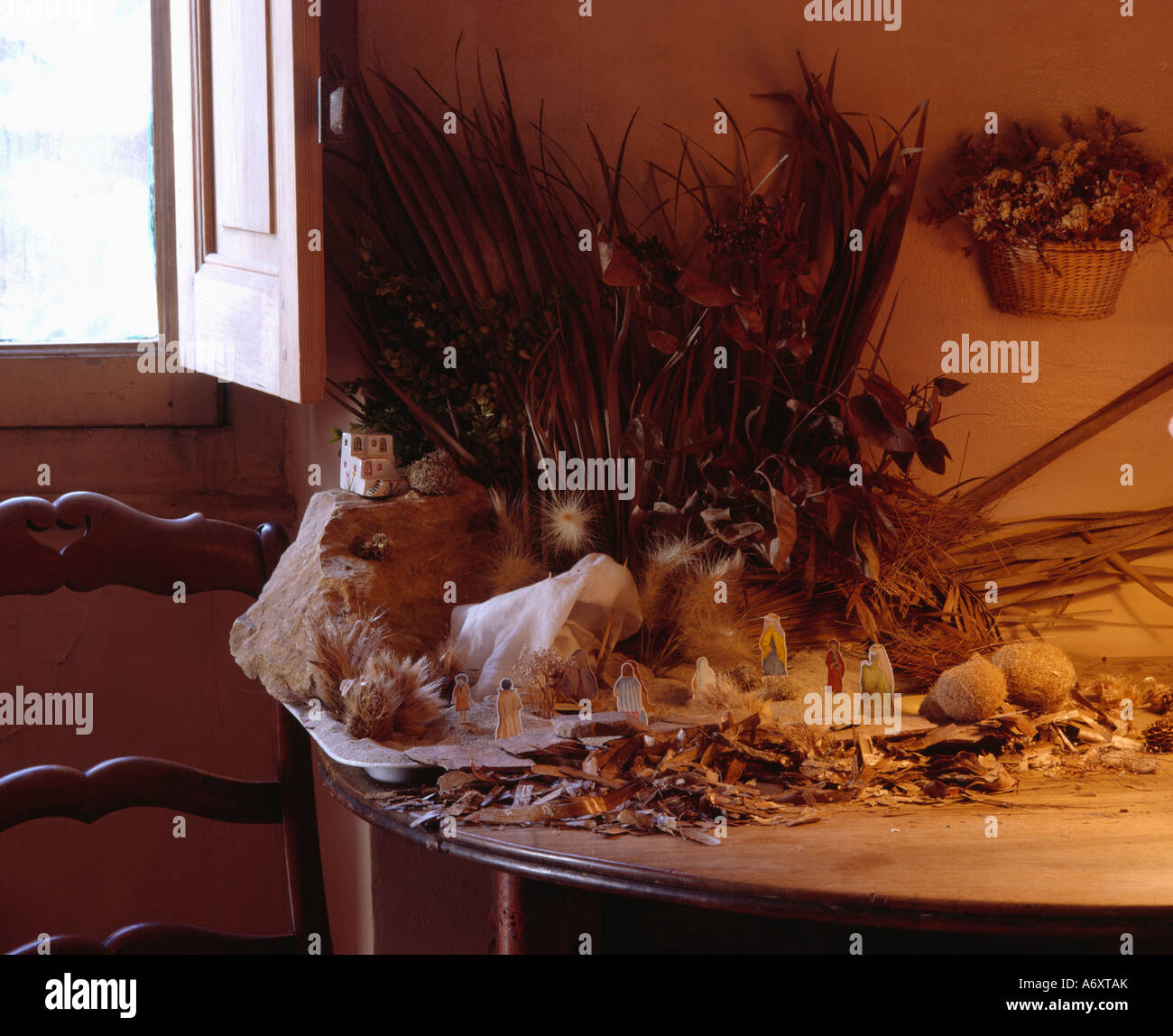 Domestic christmas crib nativity hi-res stock photography and images ...