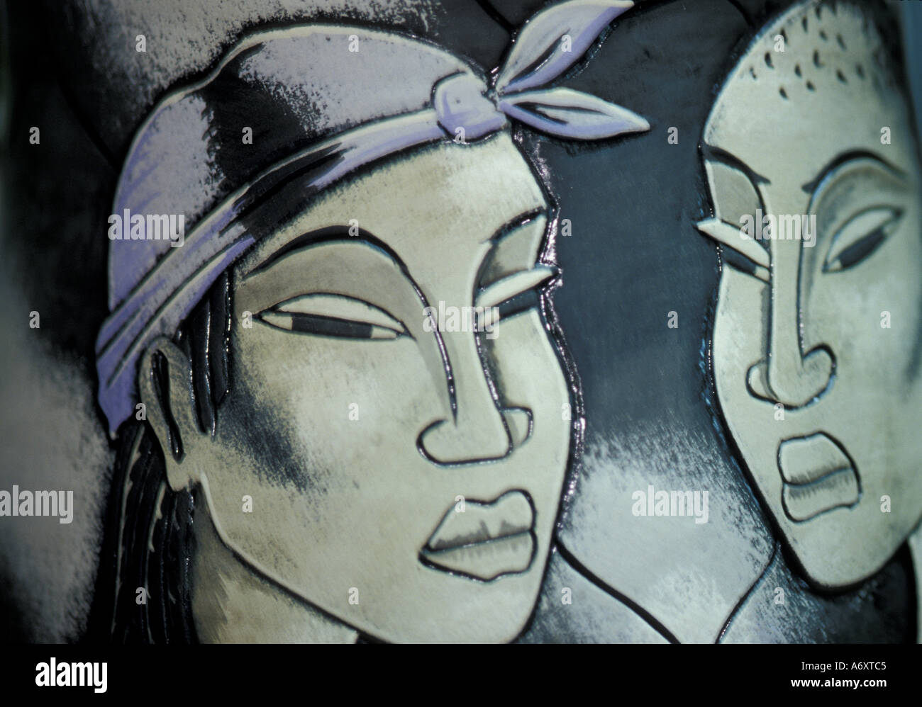 Caribbean, Jamaica Ocho Rios Wassi art Stock Photo - Alamy