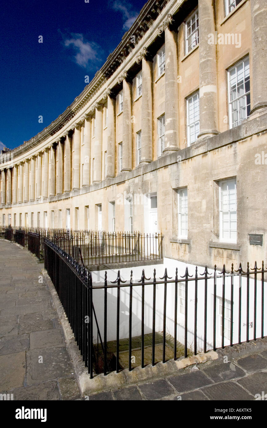 Royal Crescent Bath Avon Stock Photo - Alamy
