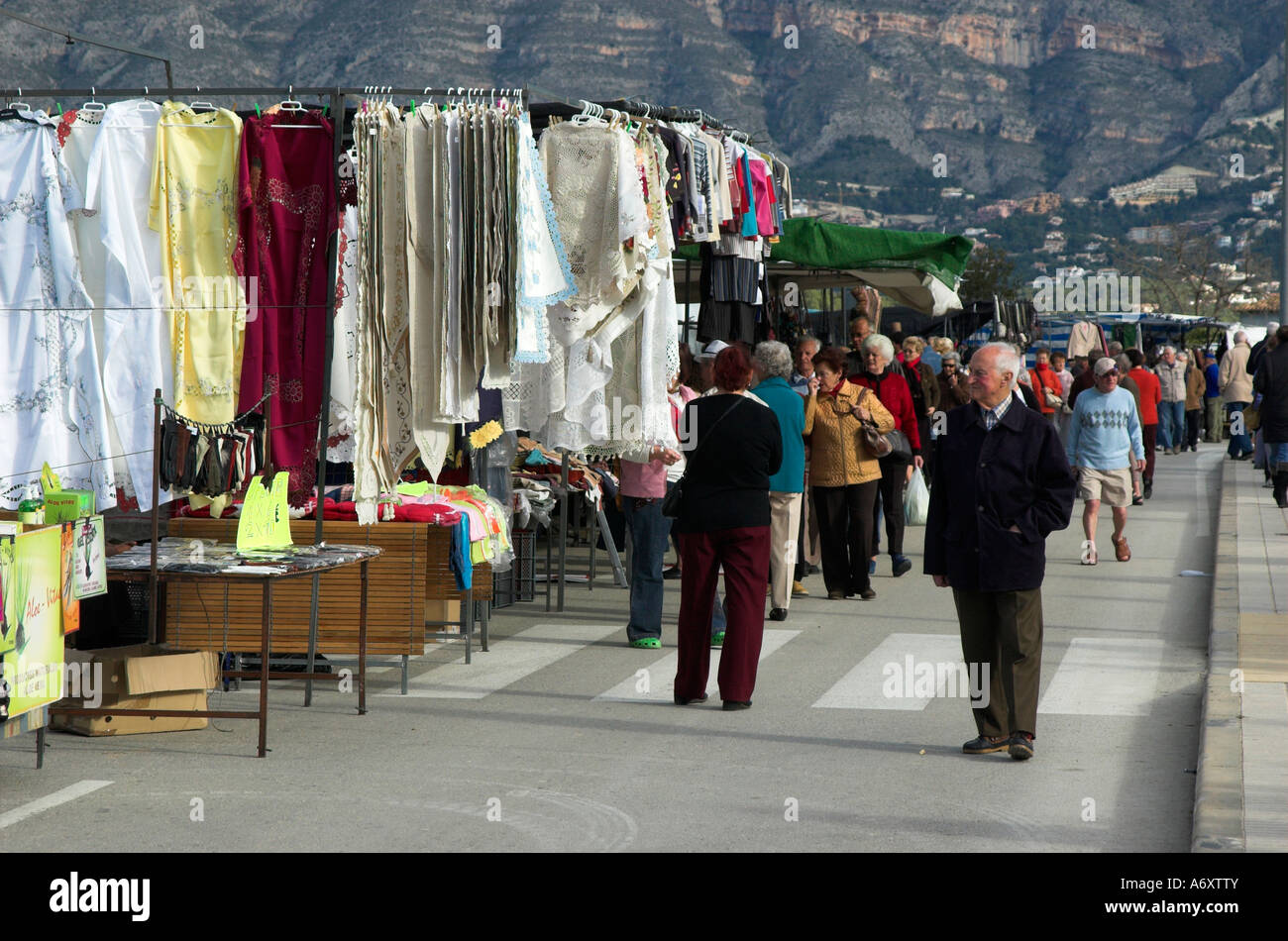 Altea market Costa Blanca Spain Stock Photo - Alamy