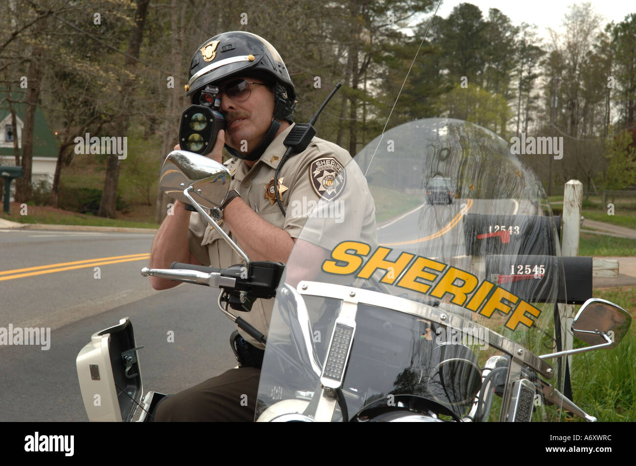 County sheriff motorcycle hi-res stock photography and images - Alamy
