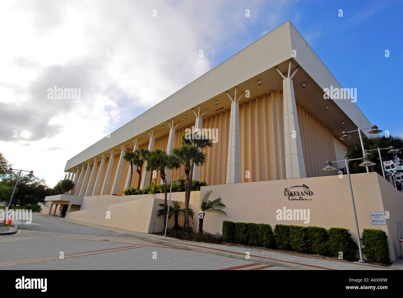 Lakeland Convention Center in downtown Lakeland Florida FL USA Stock ...