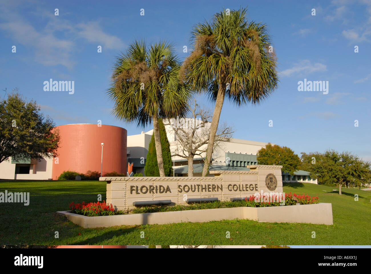 Florida Southern College located in Lakeland Florida FL USA Stock Photo ...