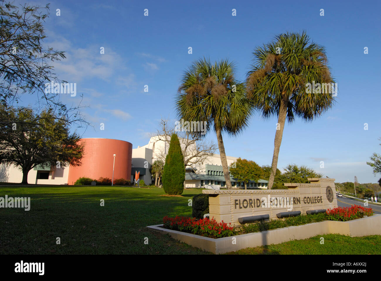 Florida Southern College located in Lakeland Florida FL USA Stock Photo ... Florida Southern College located in Lakeland Florida FL USA Stock Photo ...