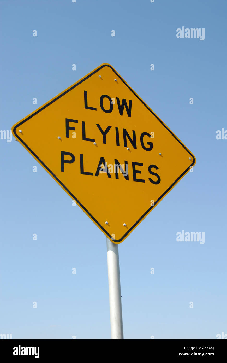 Lowing Flying Plane sign near Orlando Lakeland Central Florida United ...