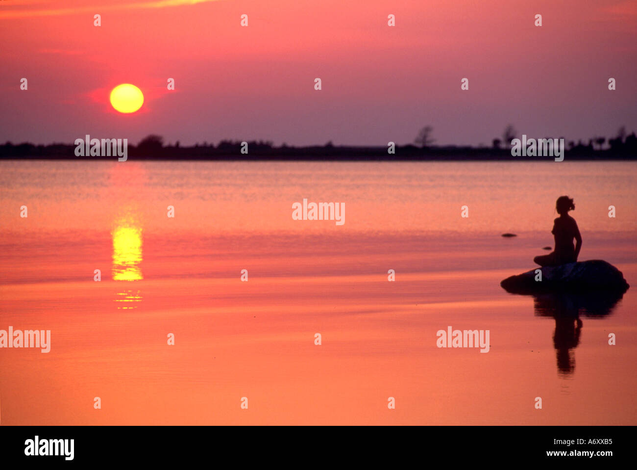 Mermaid Gotland Sweden Stock Photo - Alamy