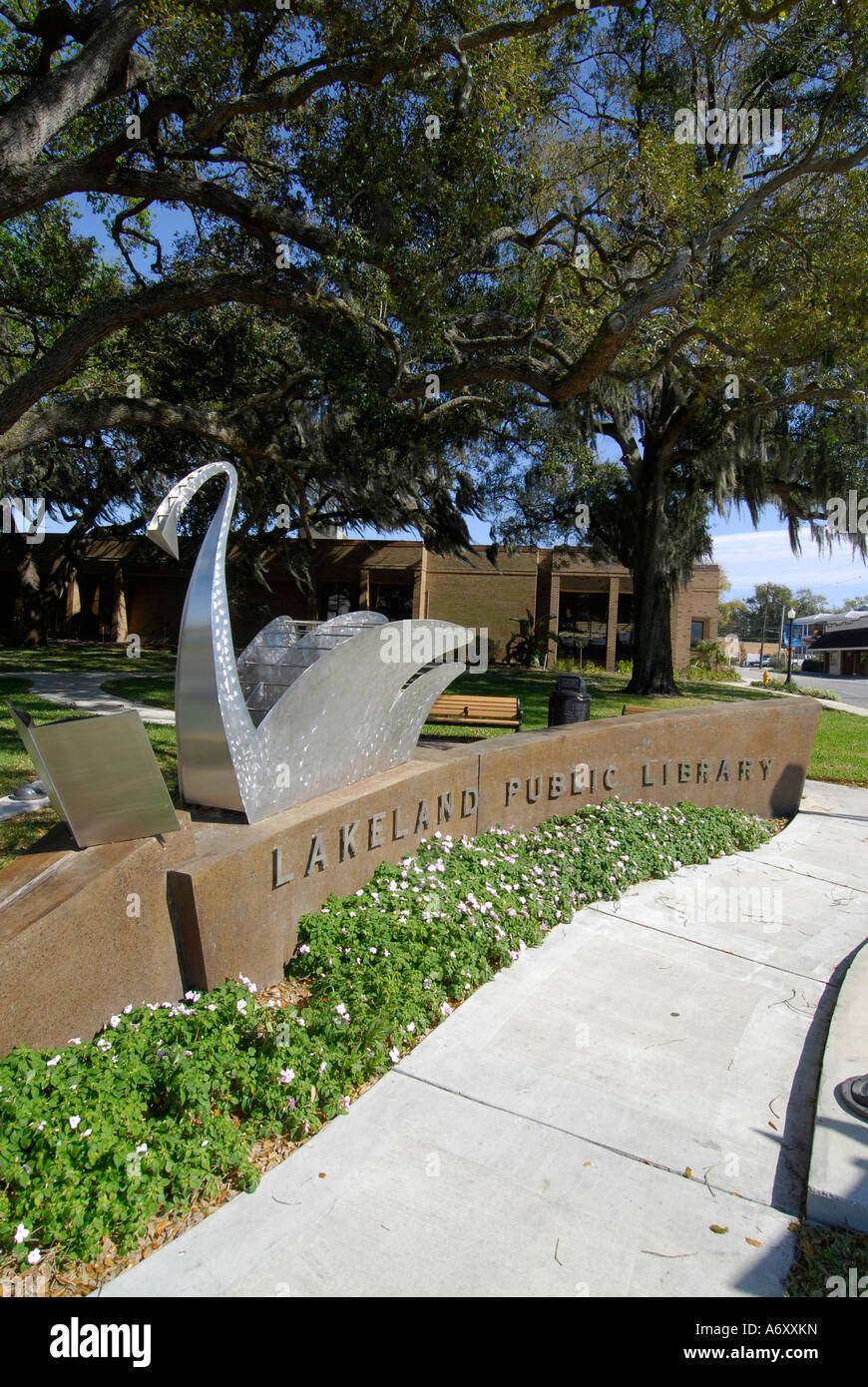 Lakeland Public Library in Lakeland Central Florida United States Stock ...
