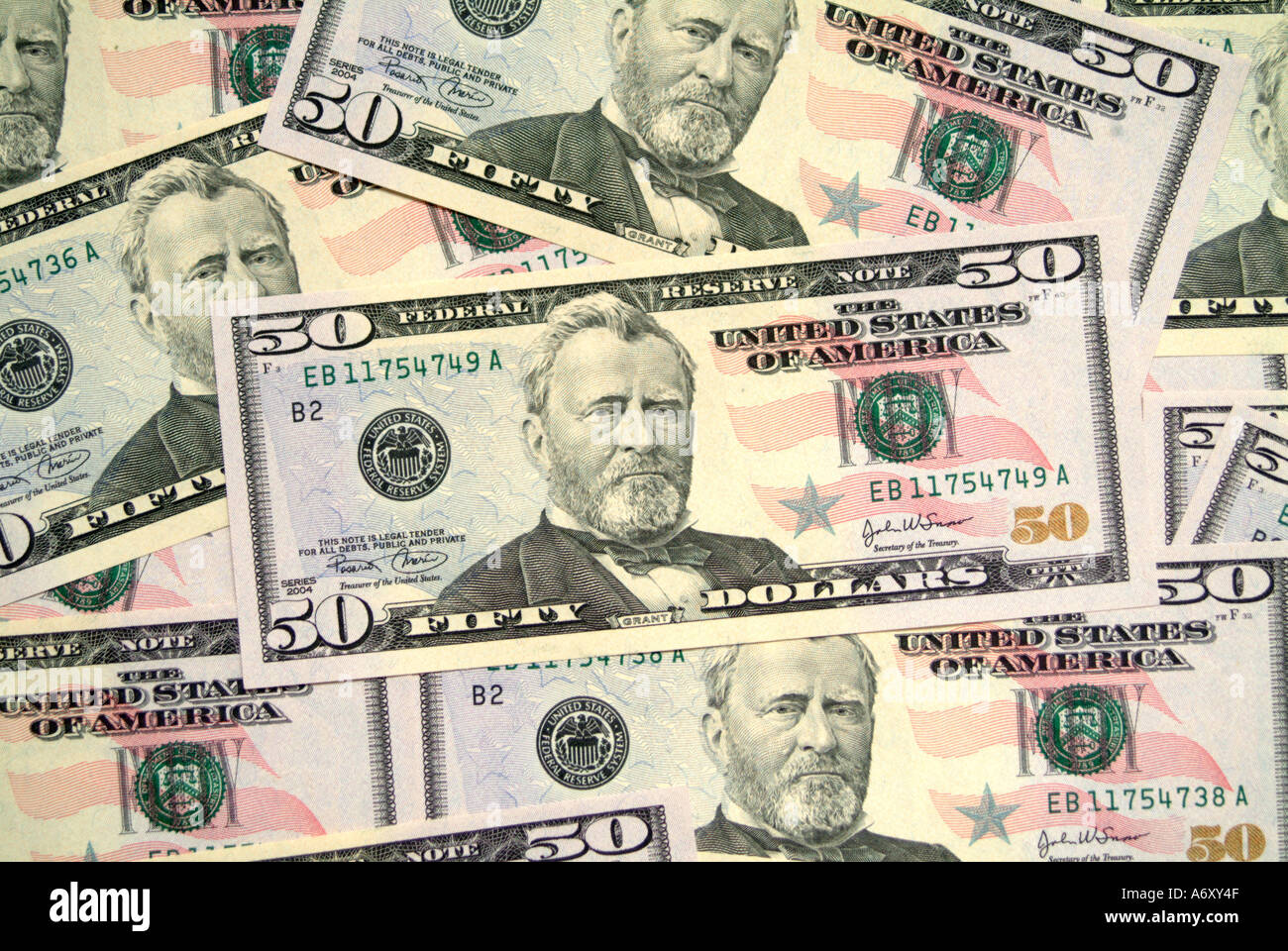 USA 50 notes Stock Photo - Alamy