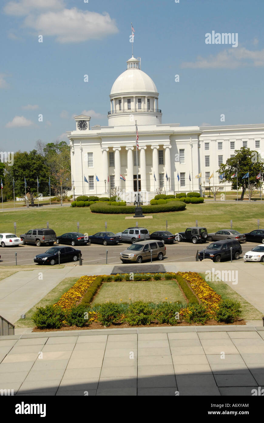 Historic State Capitol building located at Montgomery Alabama AL Stock ...