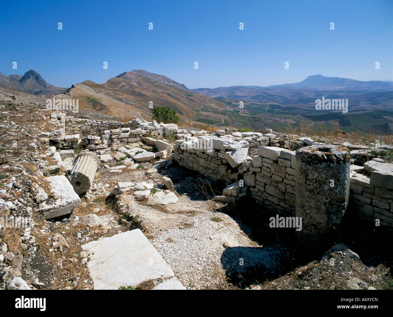 Eraclea Minoa Sicily Italy Europe Stock Photo - Alamy