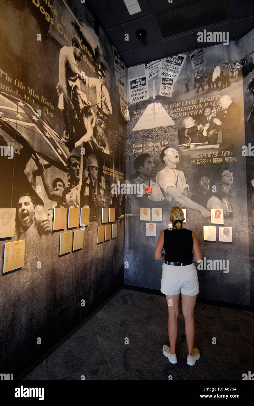 Interior of the Civil Rights Memorial Center located in the historic ...