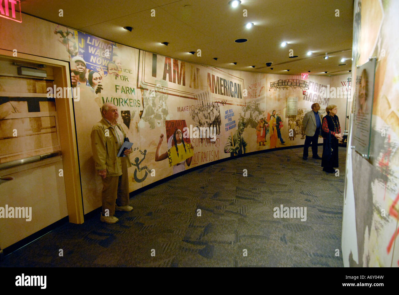 Interior of the Civil Rights Memorial Center located in the historic ...
