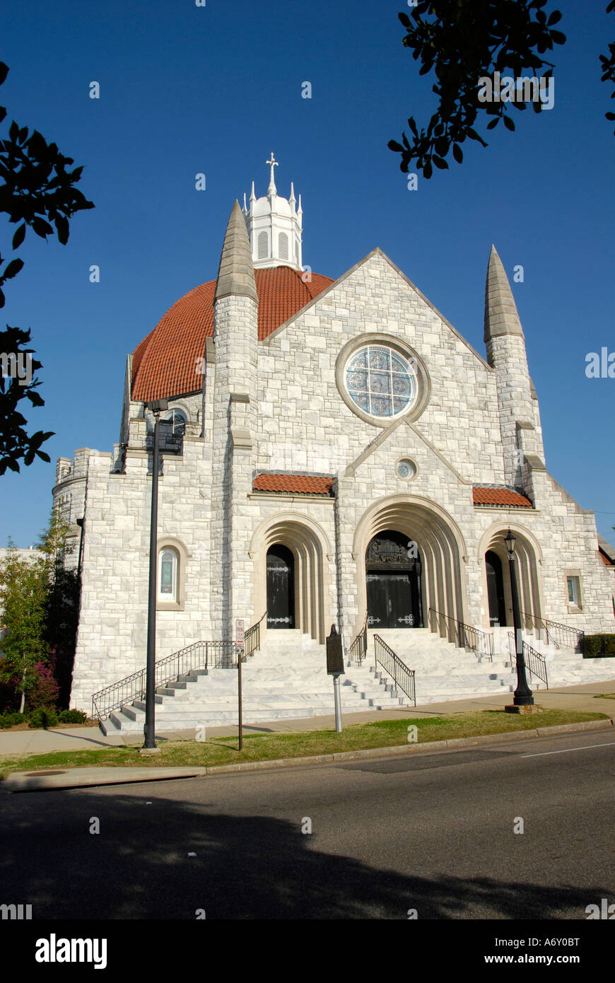 First Baptist Church founded in 1829 in the historic city of Montgomery ...