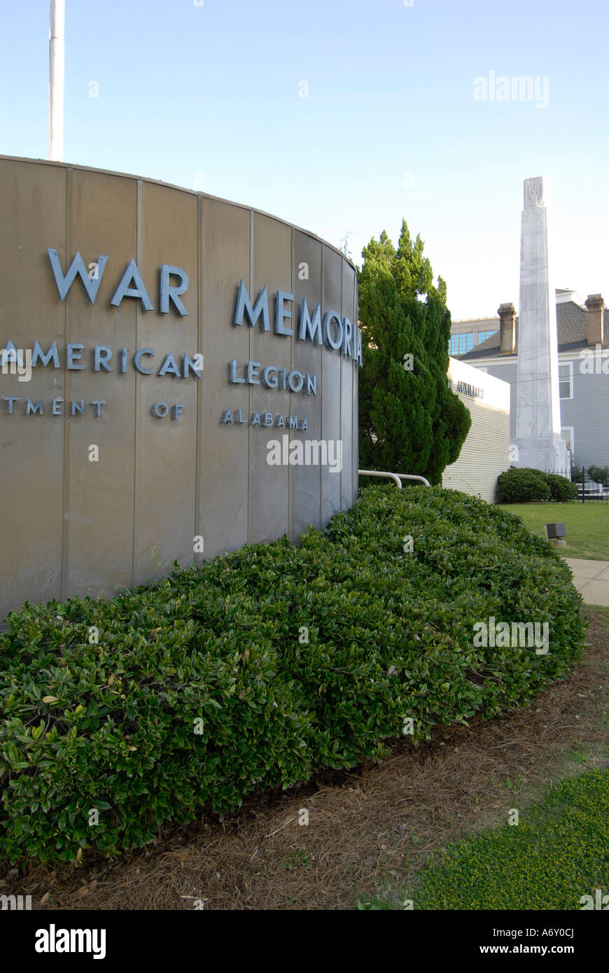Alabama War Memorial in the historic city of Montgomery Alabama AL ...